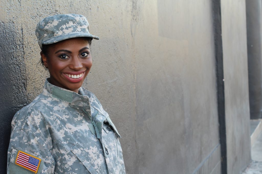 Veteran Female African American Soldier Smiling - National Association ...