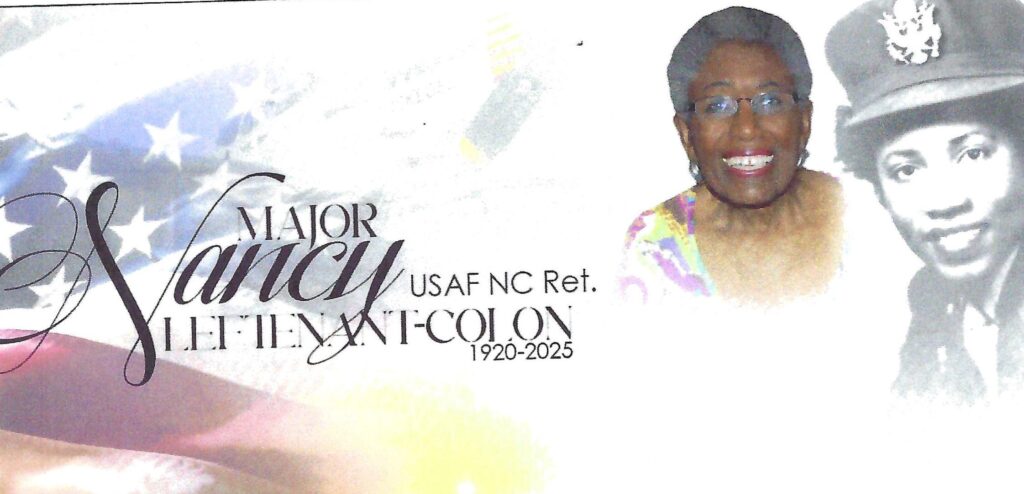 Nancy Leftenant-Colon USAF NC (Retired) 1920-2025 - National ...